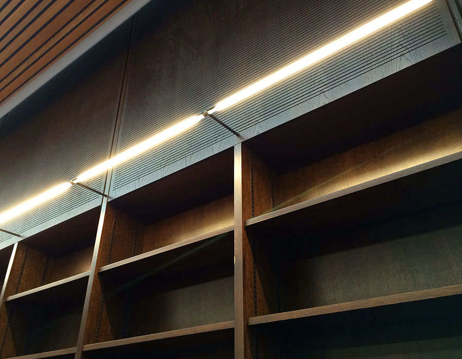 Library task lighting | Weston Library | Aktiva Lighting
