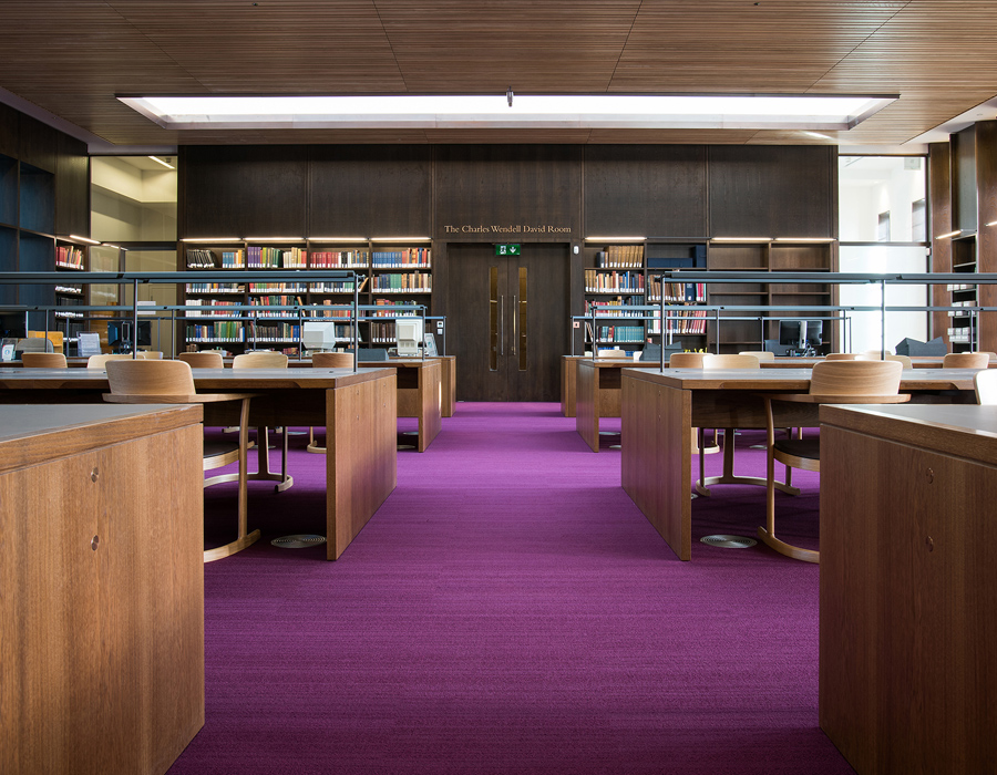 Library task lighting | Weston Library | Aktiva Lighting