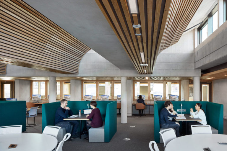 Desk spotlight | UCL New Student Centre | Aktiva Lighting